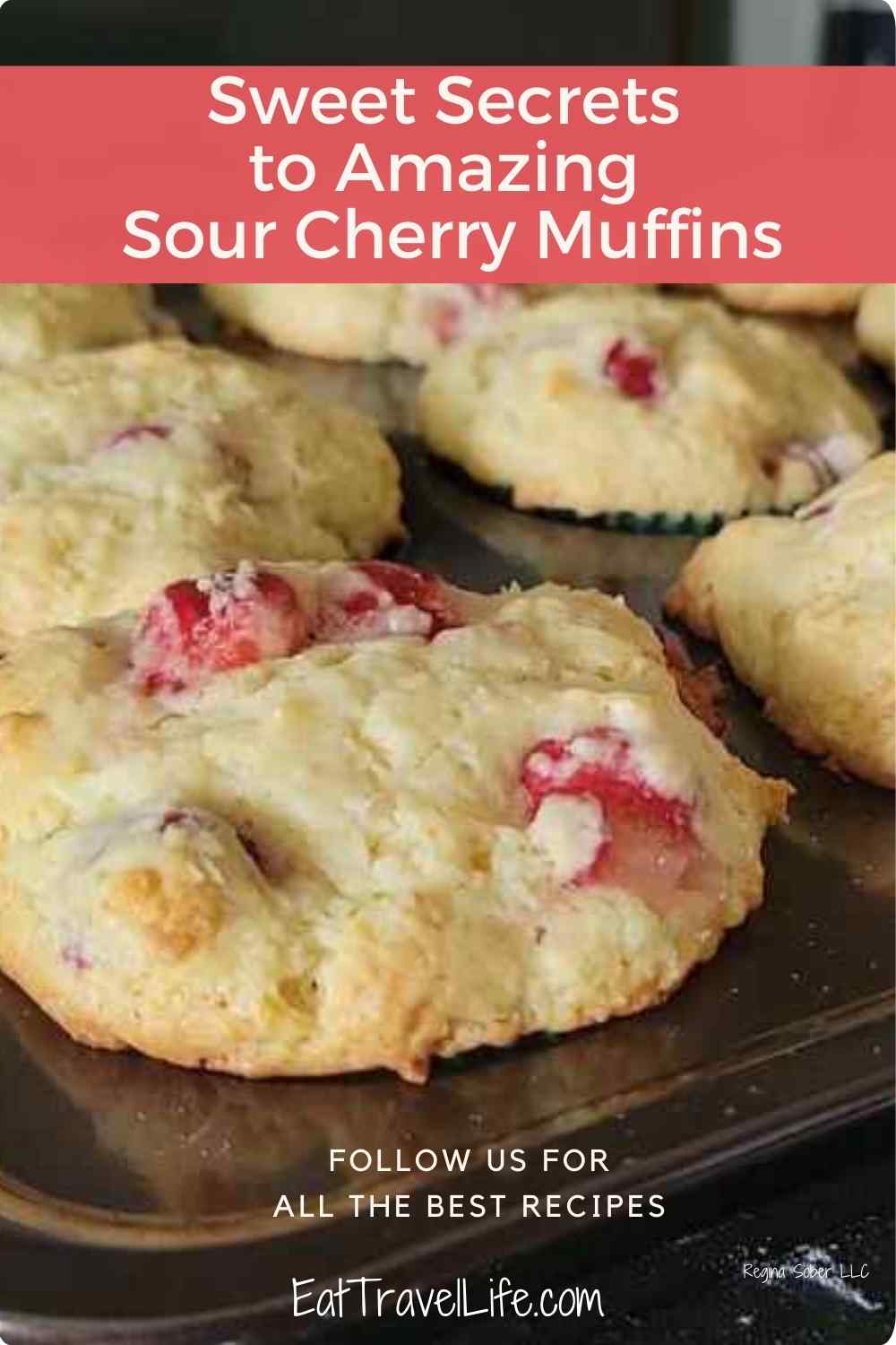 Tasty Sour Cherry Muffins Soft Bakery Style