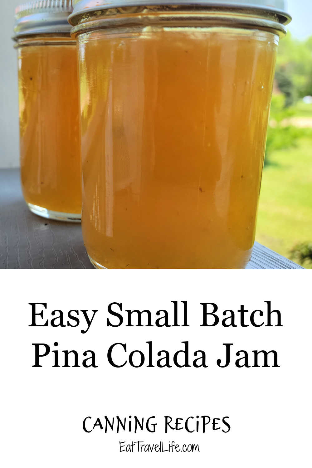 Pina Colada Jam with Rum | Small Batch Canning