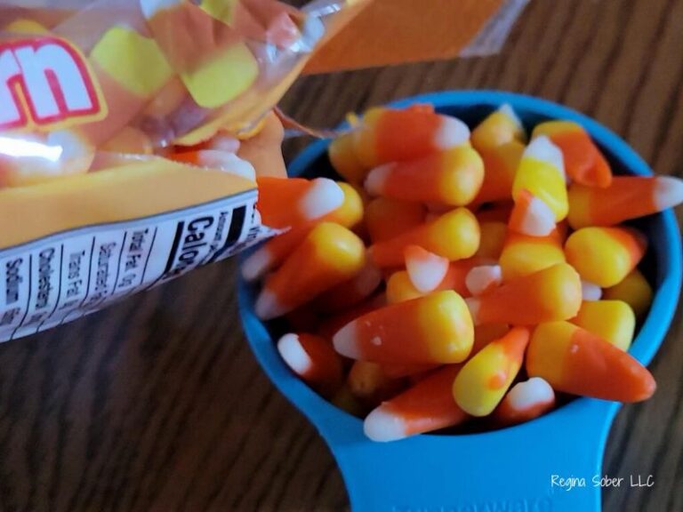 Quick Halloween Candy Corn Popcorn - Eat Travel Life